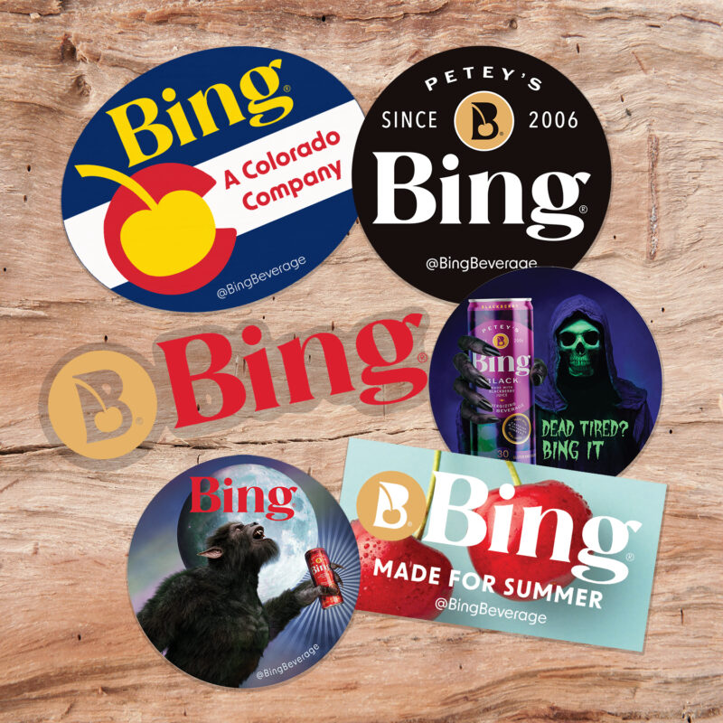 Assorted Sticker Pack – Bing Beverage